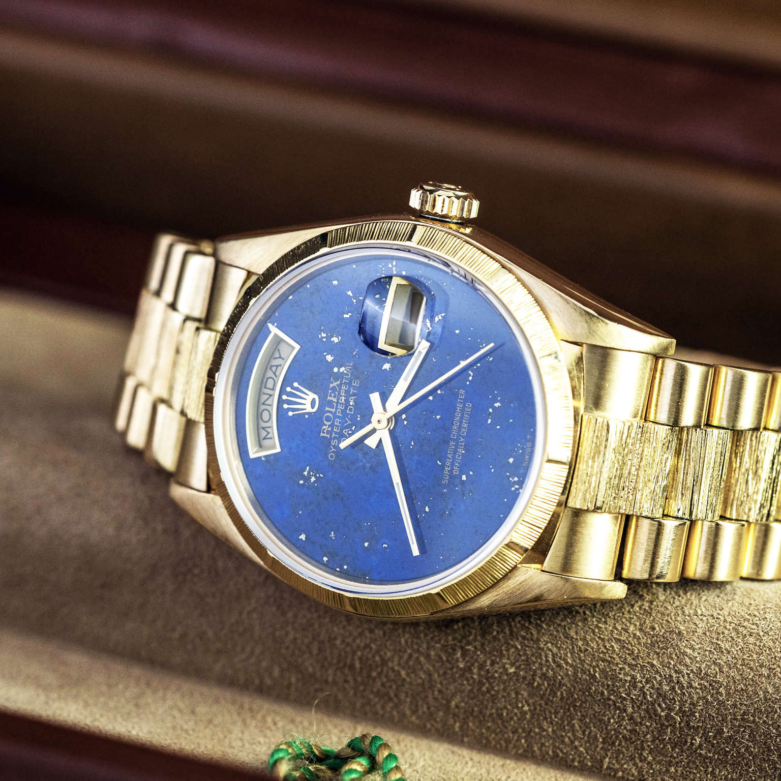 Rolex Day-Date "Bark-Lapis Lazuli" 18078 vuodelta 1988 - Longitudi