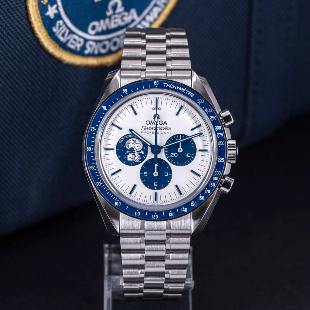 Omega Speedmaster 50th Anniversary "Silver Snoopy Award" FULL-SET ...